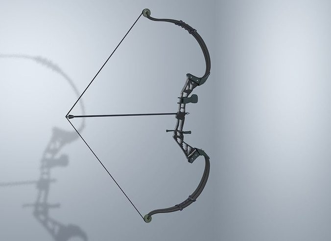 bow 3D and Arrow bow 3D 3D model animated | CGTrader