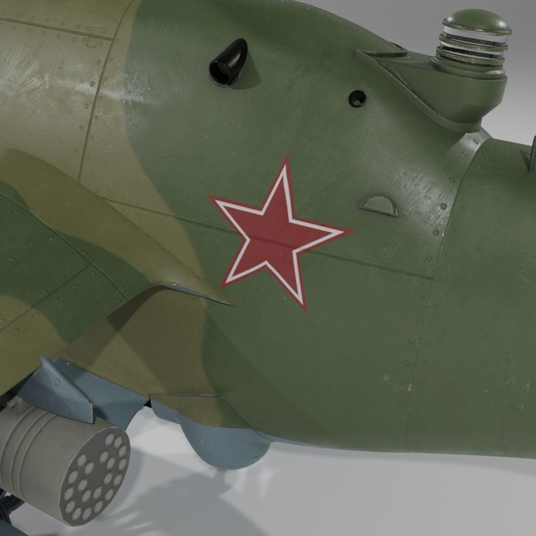 Mil Mi-24V Hind free 3D model | CGTrader