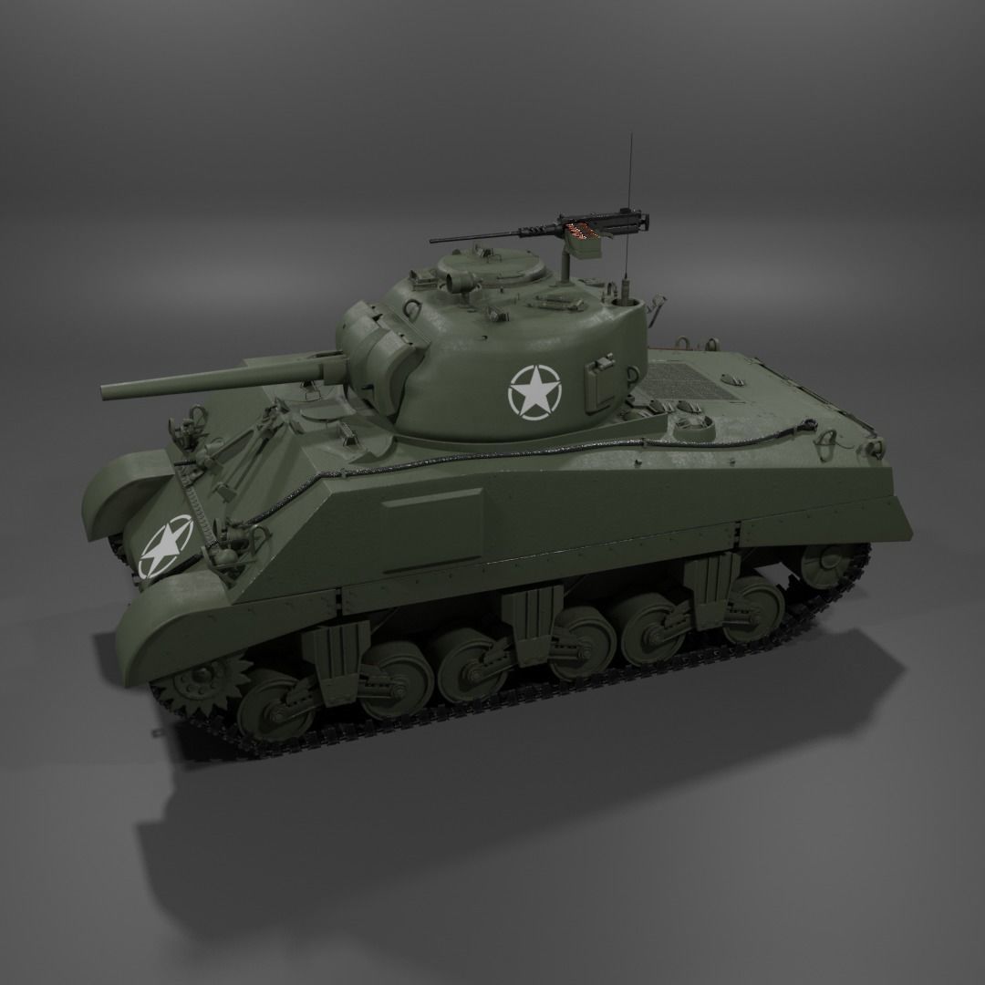 Sherman Pack free 3D model | CGTrader