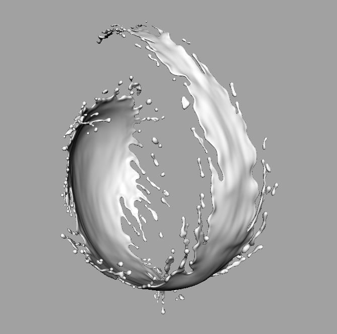 Water splash 3d model 3D model 3D model | CGTrader