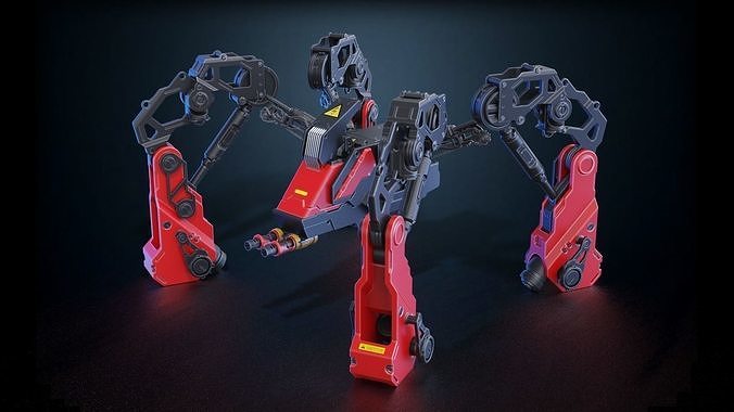 Spider Mech 3D model | CGTrader