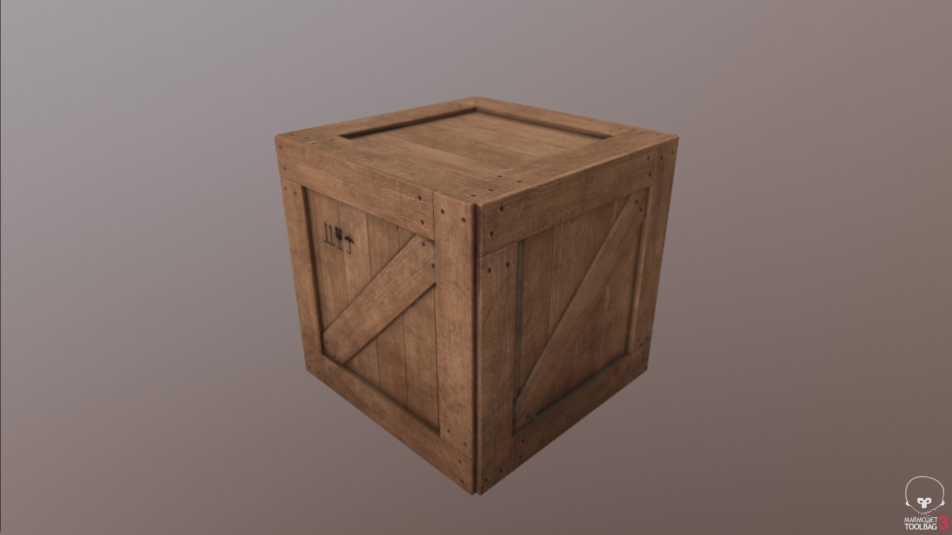 Wood Box 3D model | CGTrader