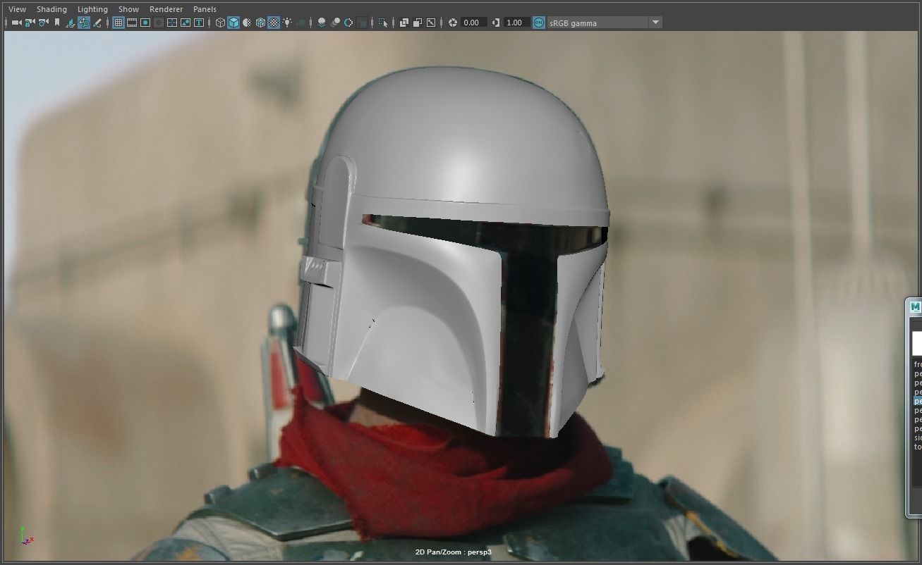 The Marshal Cobb Vanth Mandalorian Accurate Helmet 3D model | CGTrader