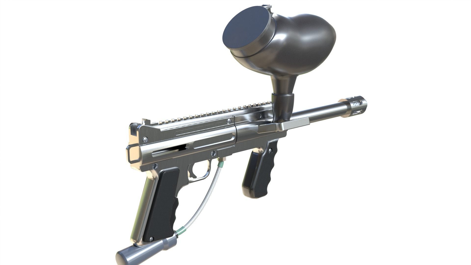 Paintball gun 3D model | CGTrader