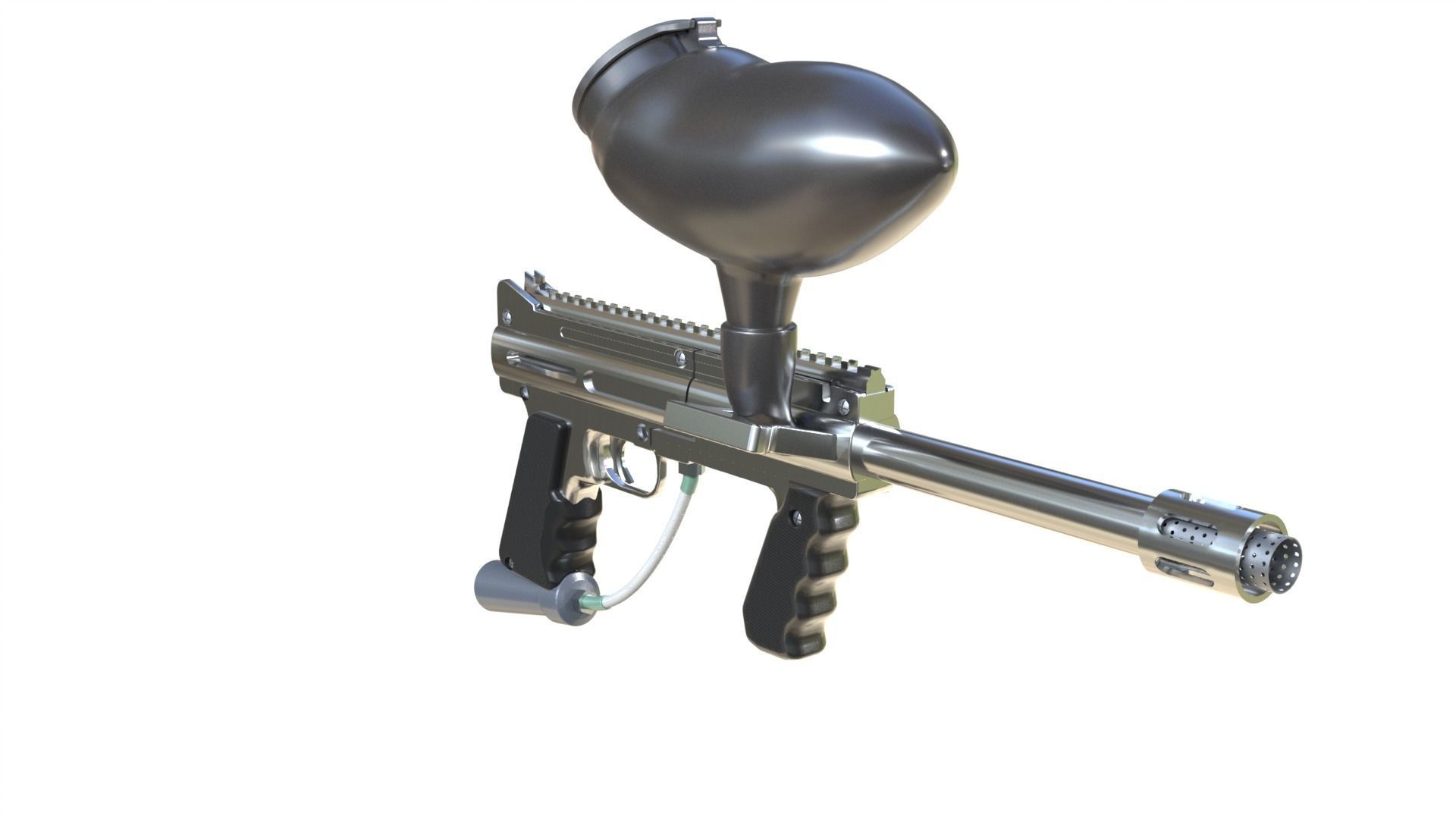 Paintball gun 3D model | CGTrader