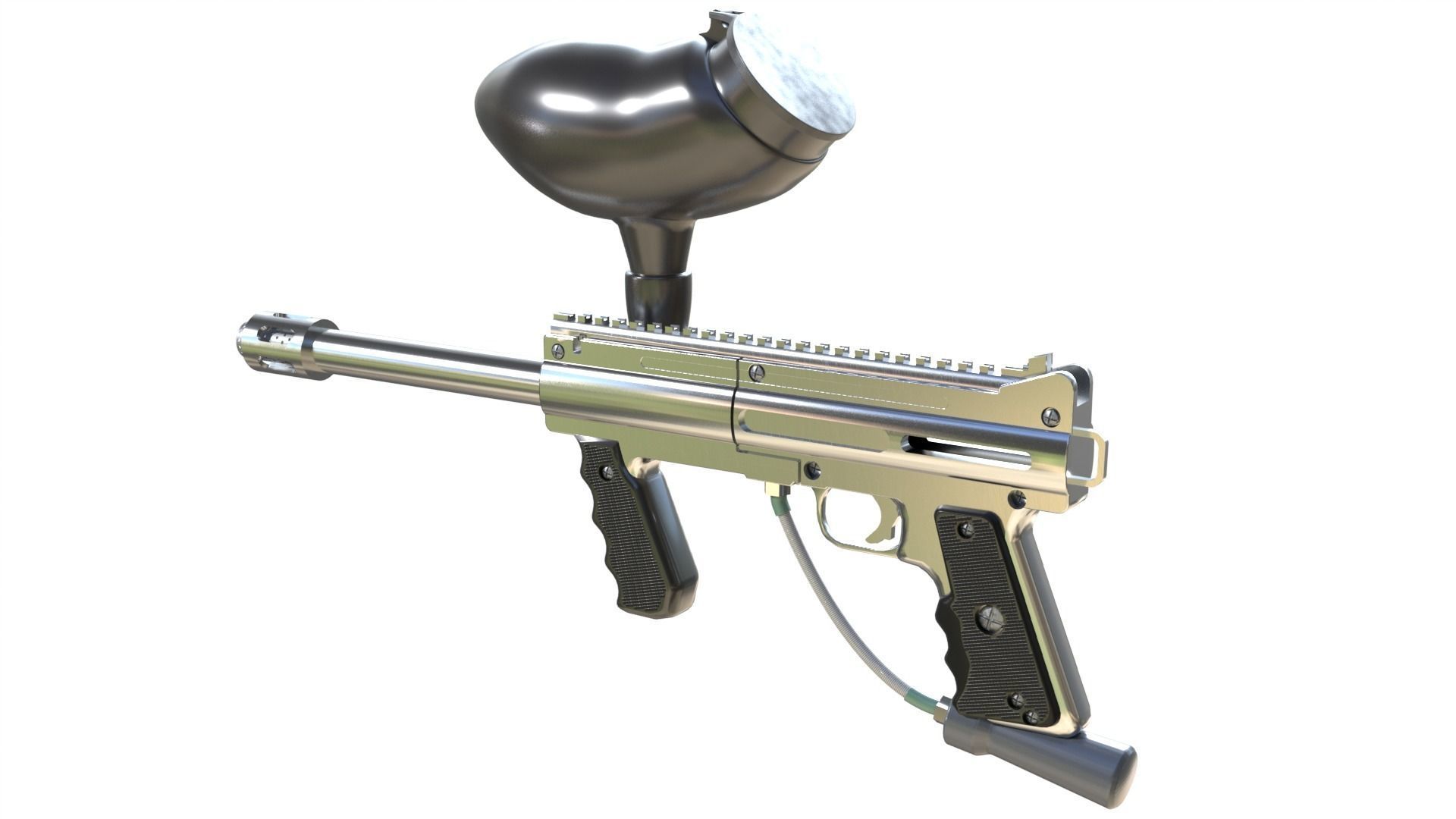 Paintball gun 3D model | CGTrader