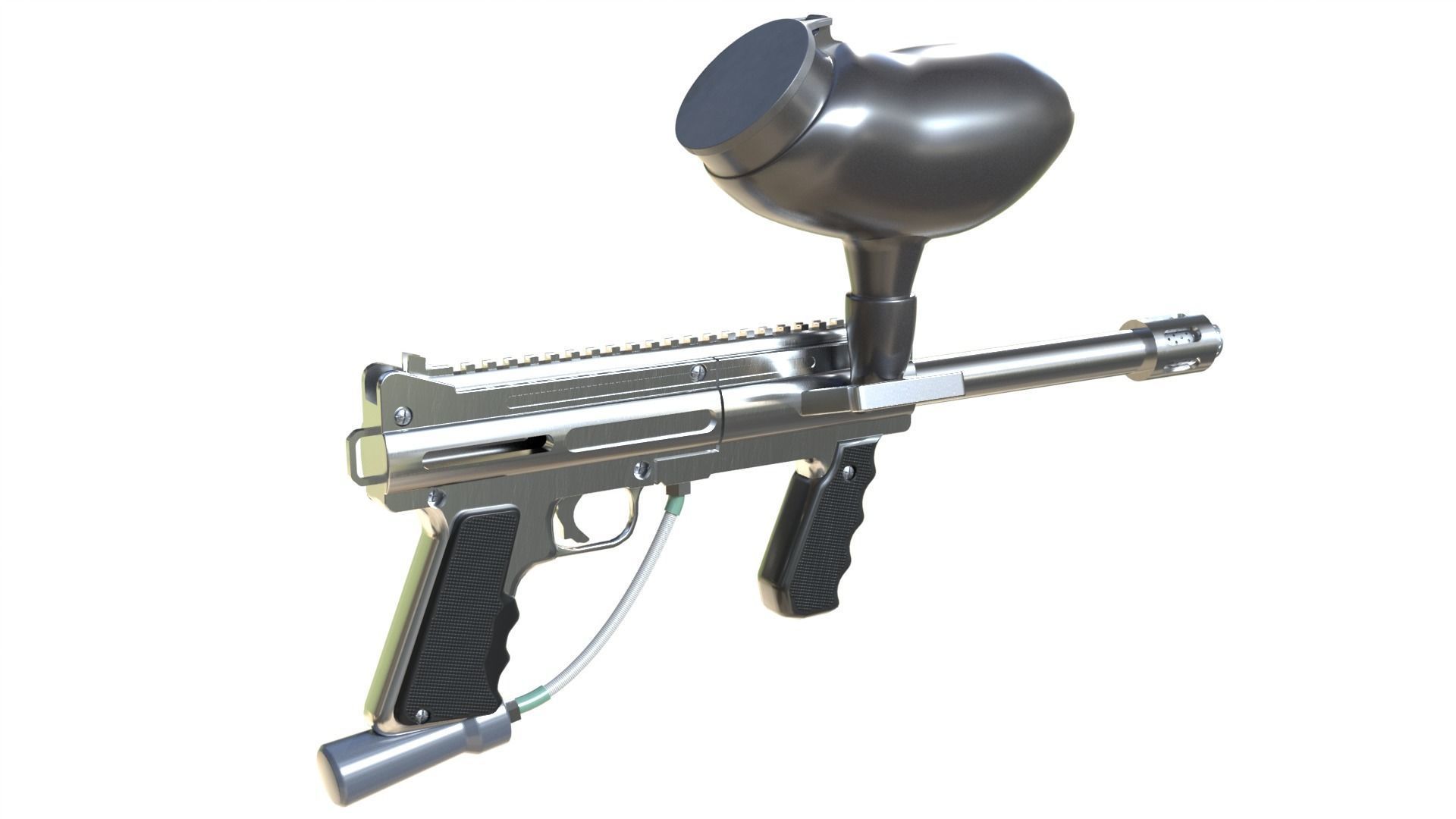 Paintball gun 3D model | CGTrader