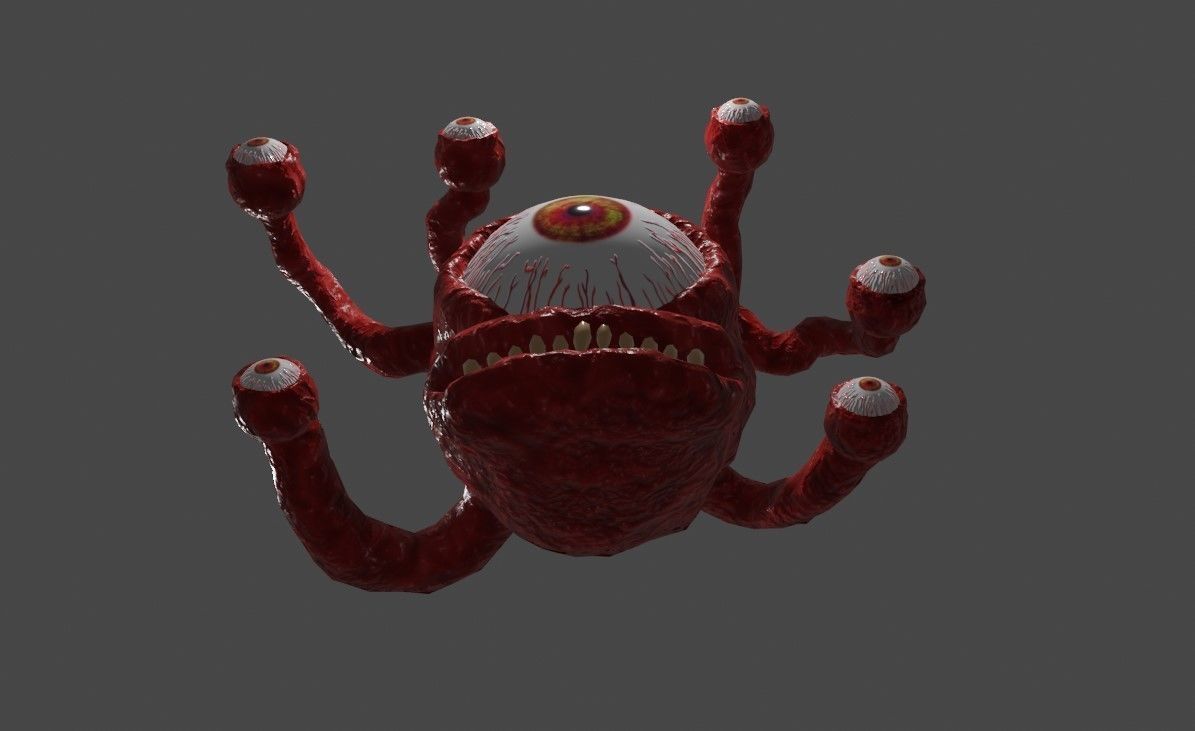 3D model Beholder Monster - Eye - RPG VR / AR / low-poly | CGTrader