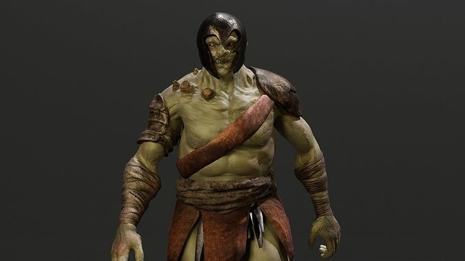 3D model ORC MEDIEVAL ZBRUSH BLENDER VR / AR / low-poly | CGTrader