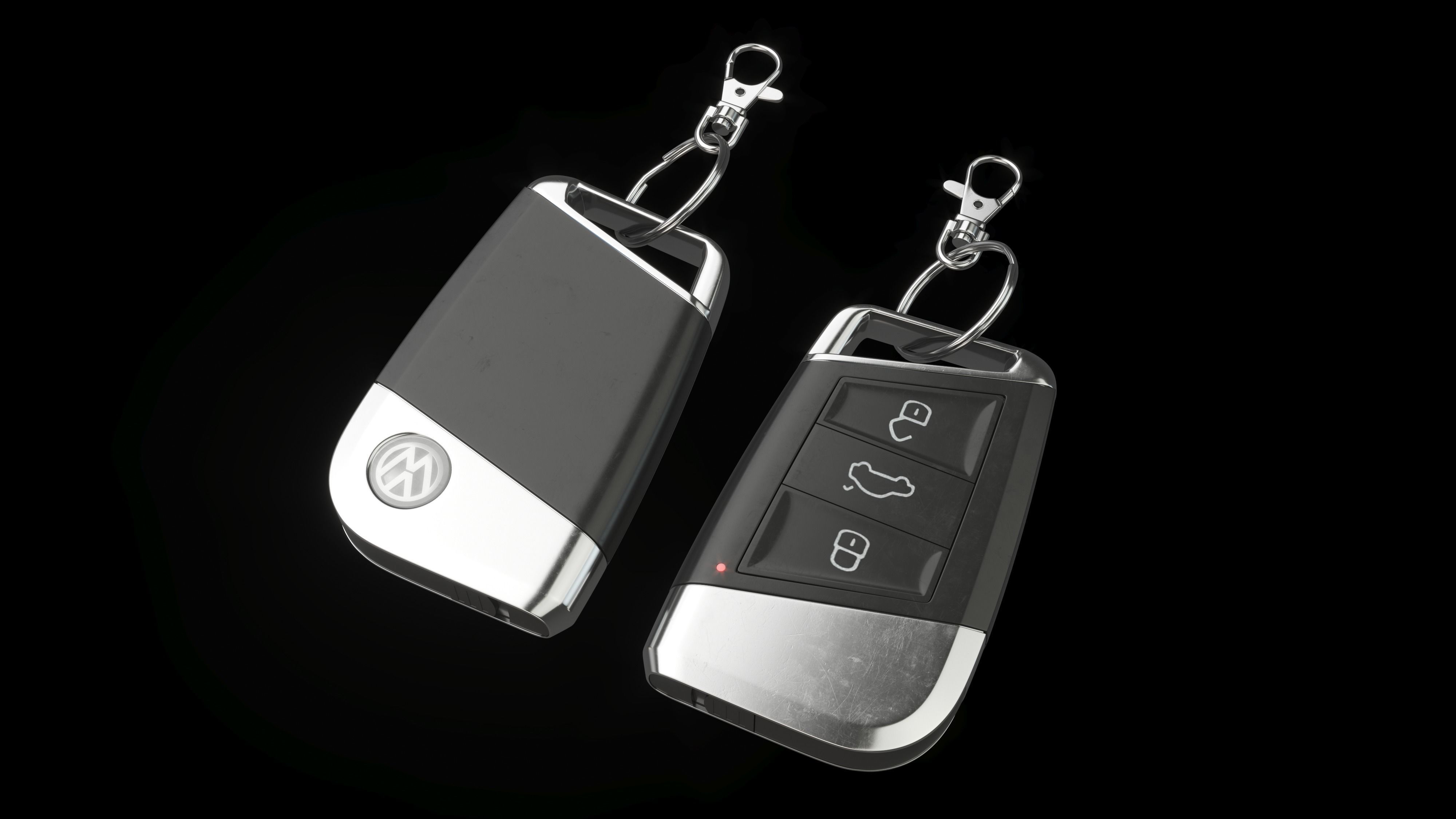 3D VISUALIZADOR volkswagen key fob 3D model | CGTrader