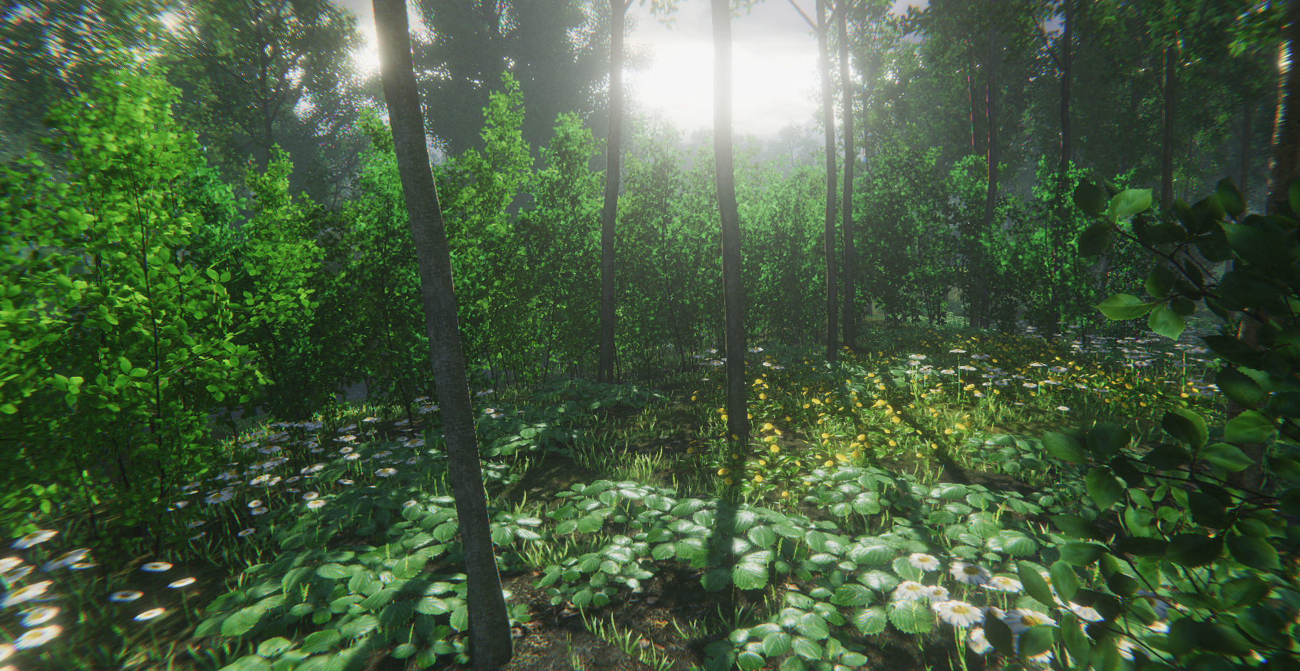 3D model Nature Package - Swamp Forest Environment Unity VR / AR / low ...