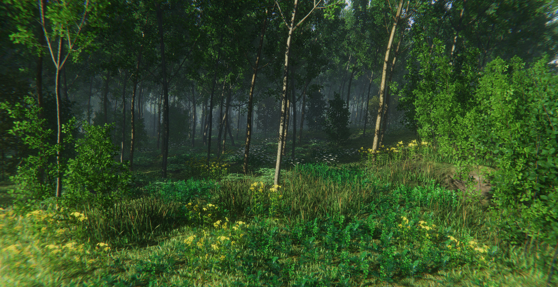 3D model Nature Package - Swamp Forest Environment Unity VR / AR / low ...