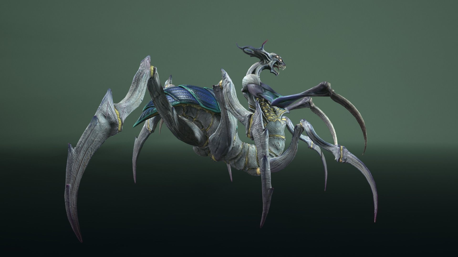 3D model Alien Spider VR / AR / low-poly animated | CGTrader