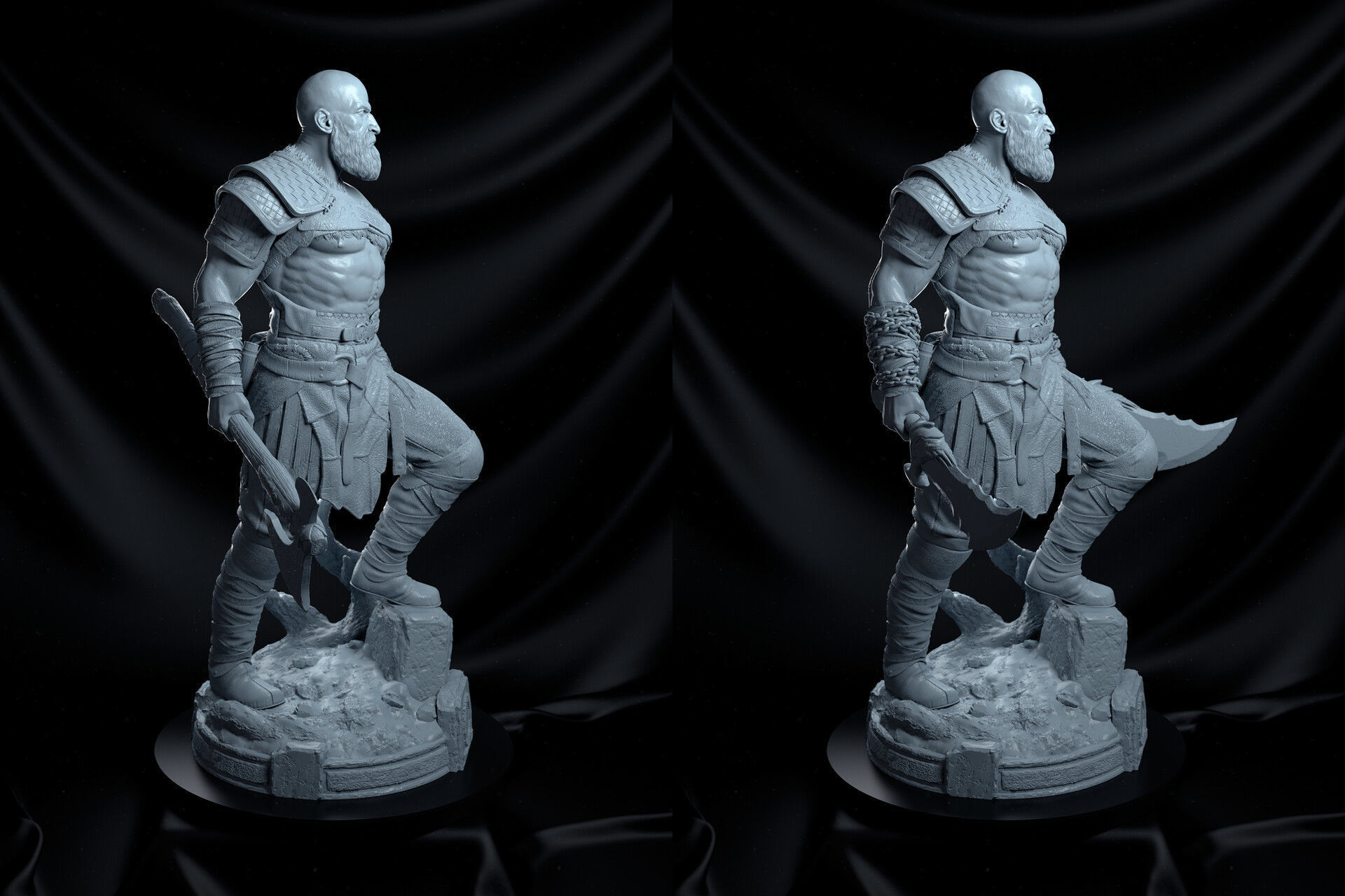 Kratos - God of War 2018 3D model 3D printable | CGTrader
