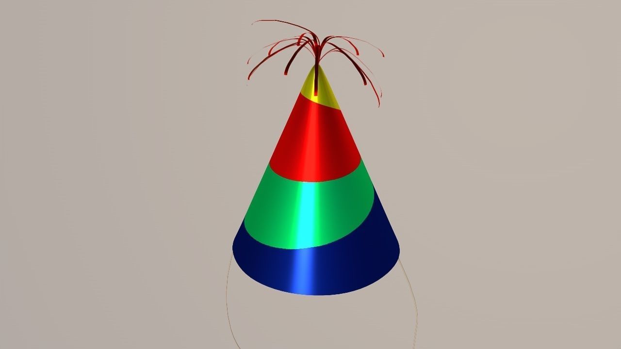 Party Hat Package free 3D model 3D printable | CGTrader