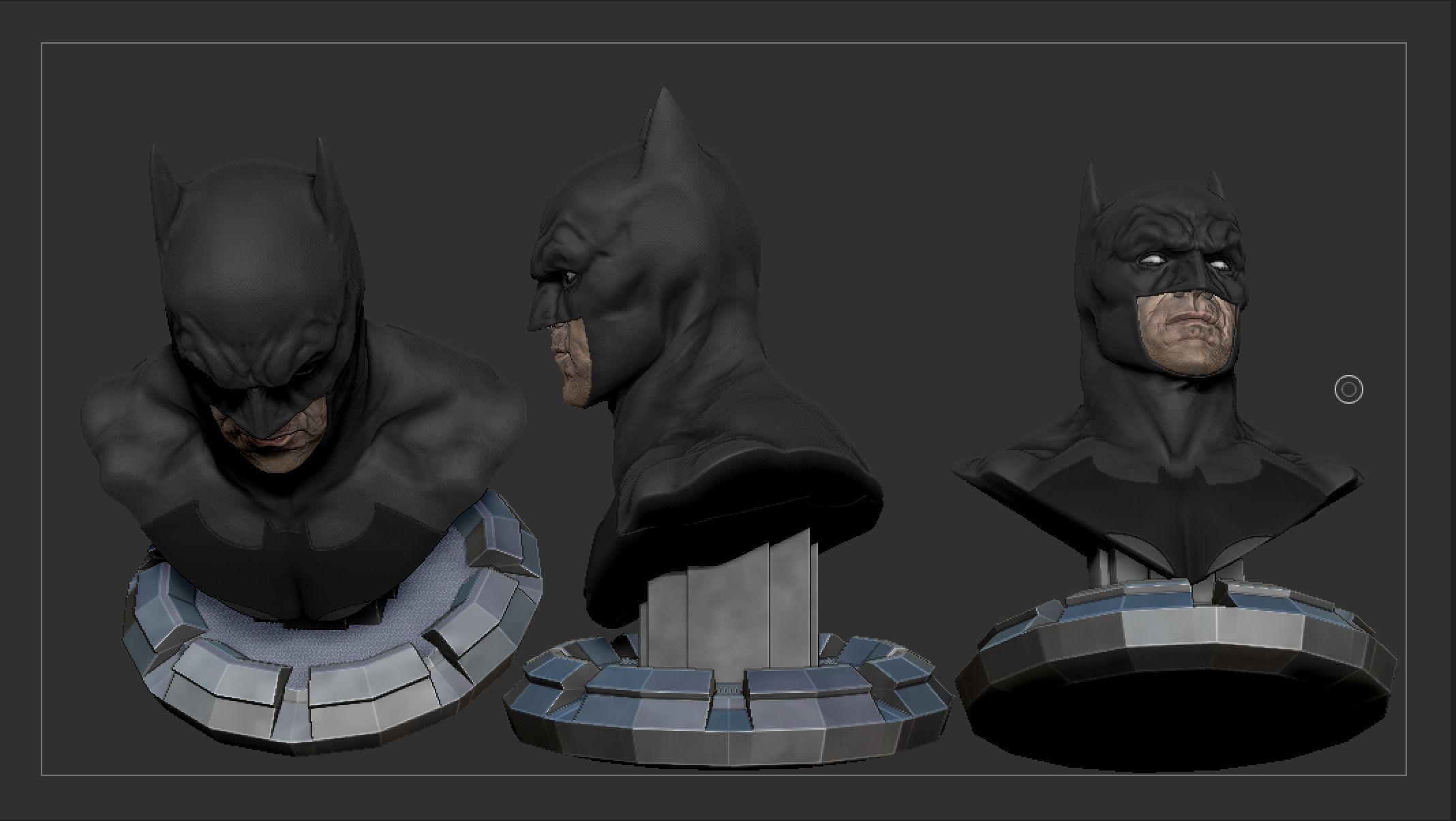Batman 3D Print BUST 3D model 3D printable | CGTrader
