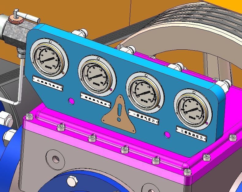 Diaphragm compressor 3D model | CGTrader