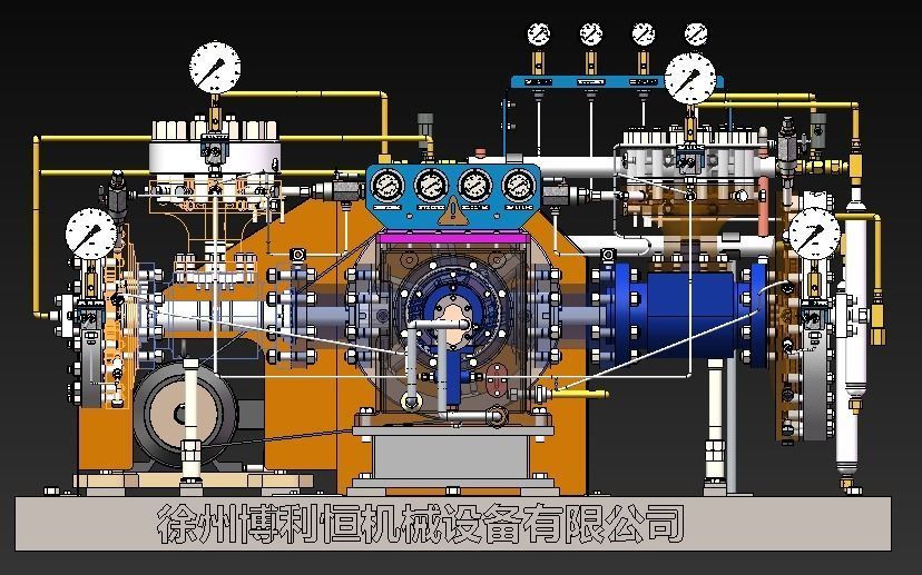 Diaphragm compressor 3D model | CGTrader