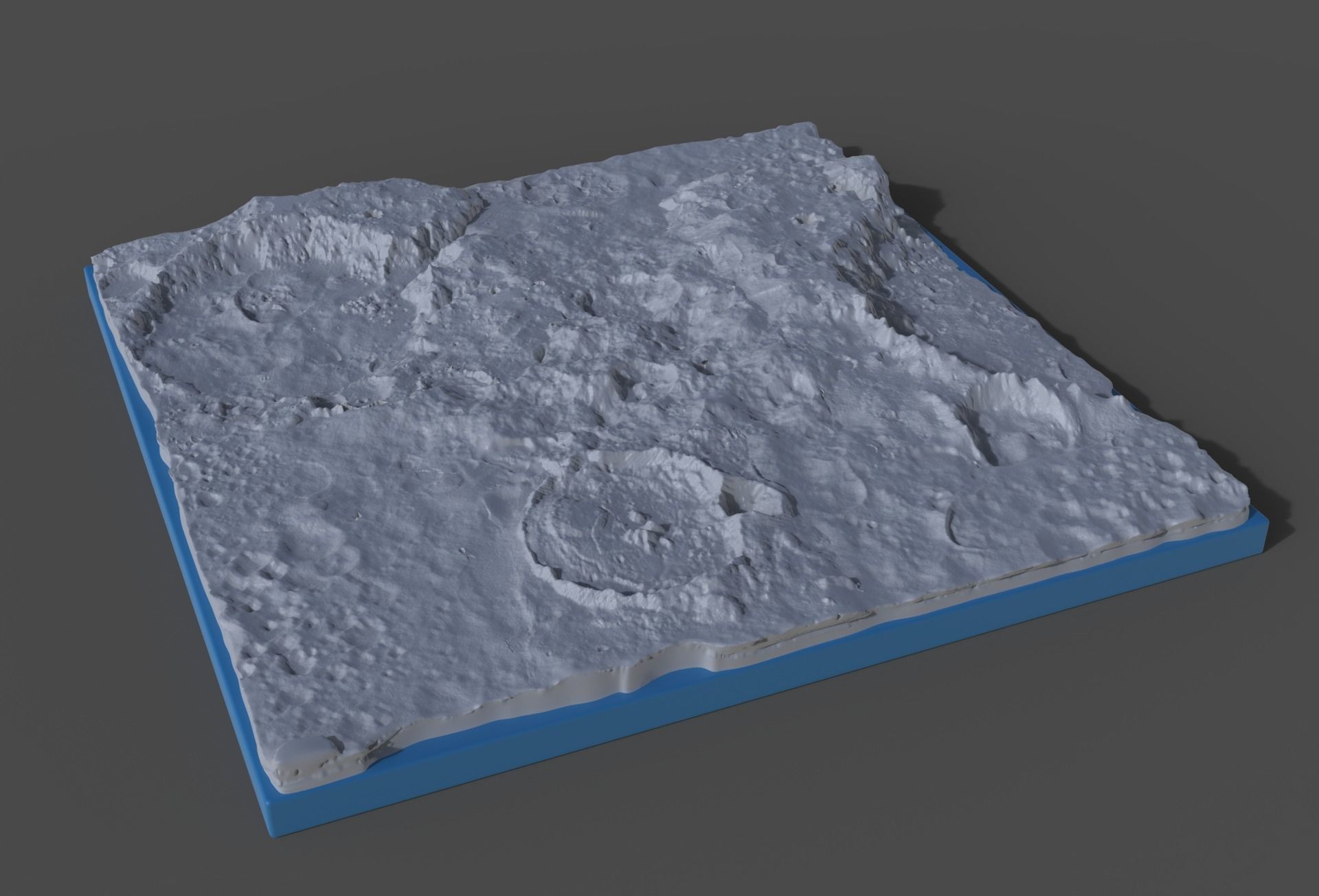 moon terrain hi poly 3D model | CGTrader