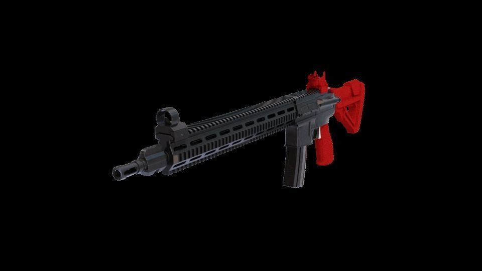 HK 416 rainbow six siege 3D model | CGTrader