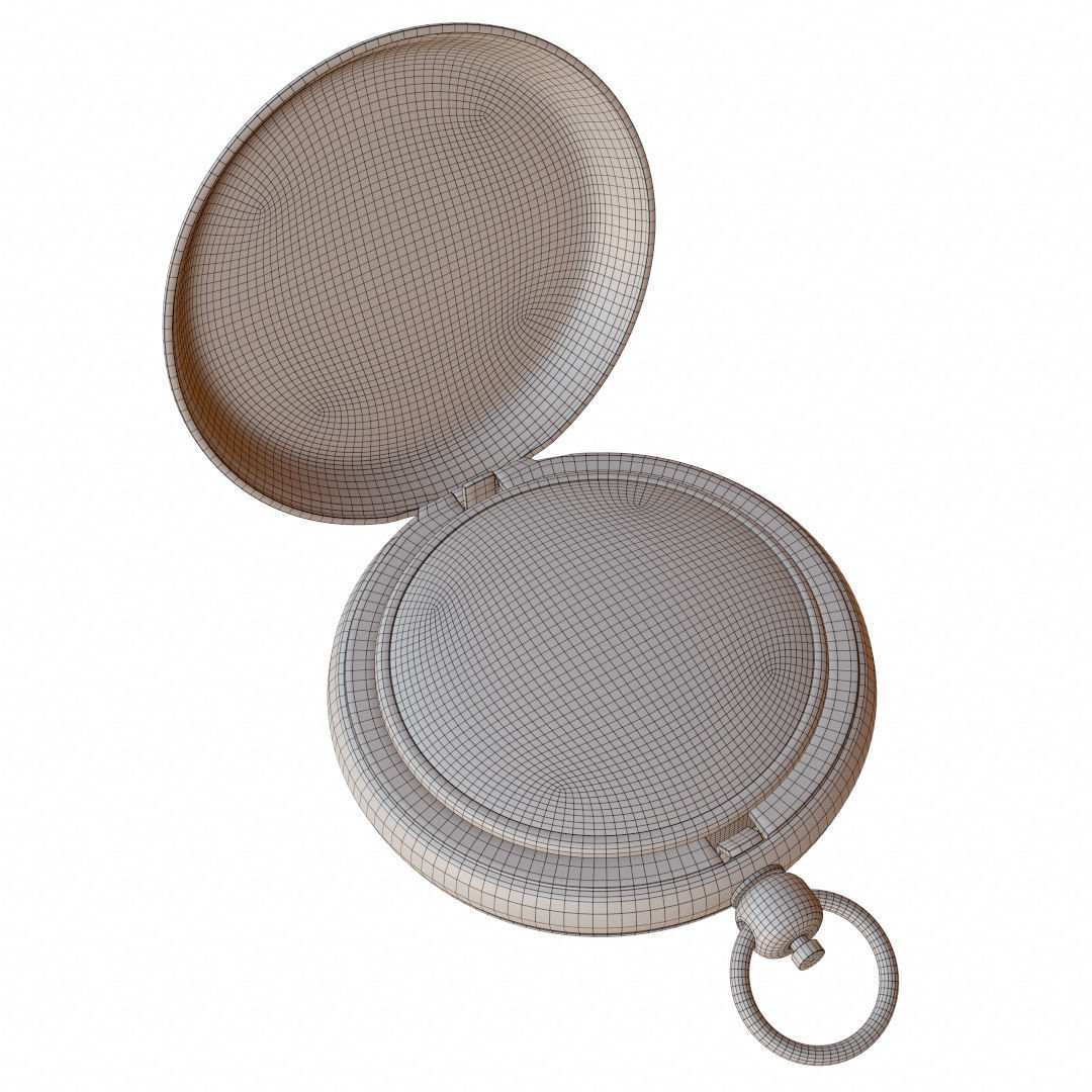 3D model Vintage Brass Compass 4 3D model with PBR textures VR / AR ...