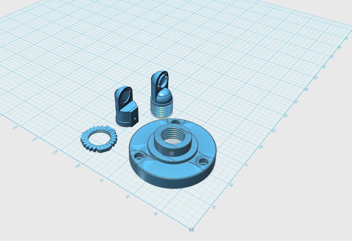 Printable Security Camera Wall Stand 3D model 3D printable | CGTrader
