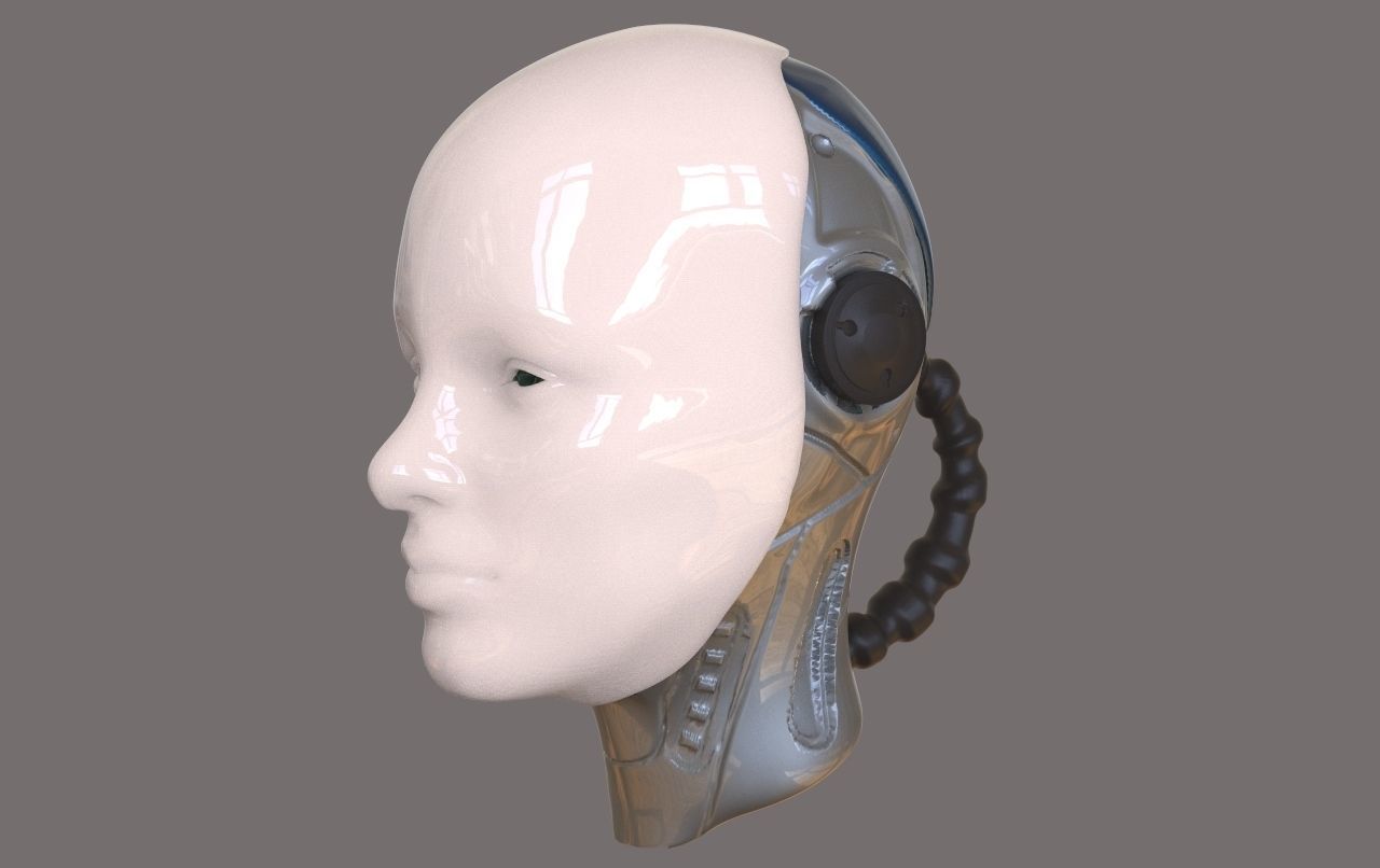 Robot Head 3D model | CGTrader