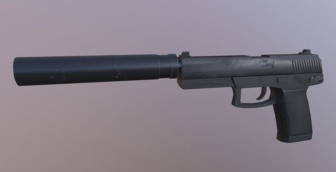 Usp-s Weapon free VR / AR / low-poly 3D model | CGTrader