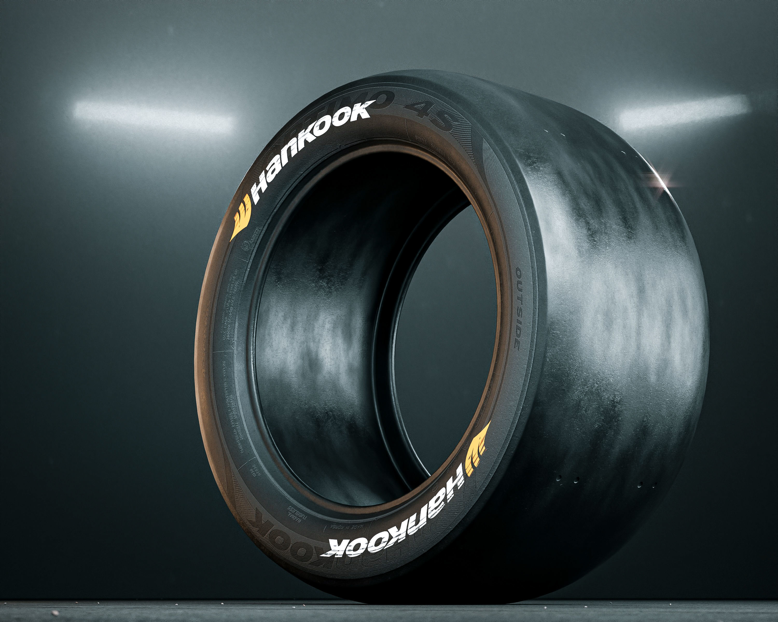 3D model Racing Slick Tires - 7 pack VR / AR / low-poly | CGTrader
