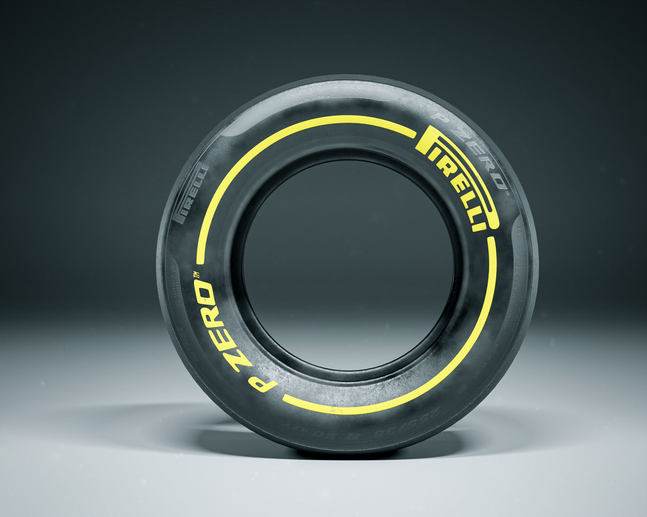 Pirelli Pzero Racing Slick Tire 3D model | CGTrader