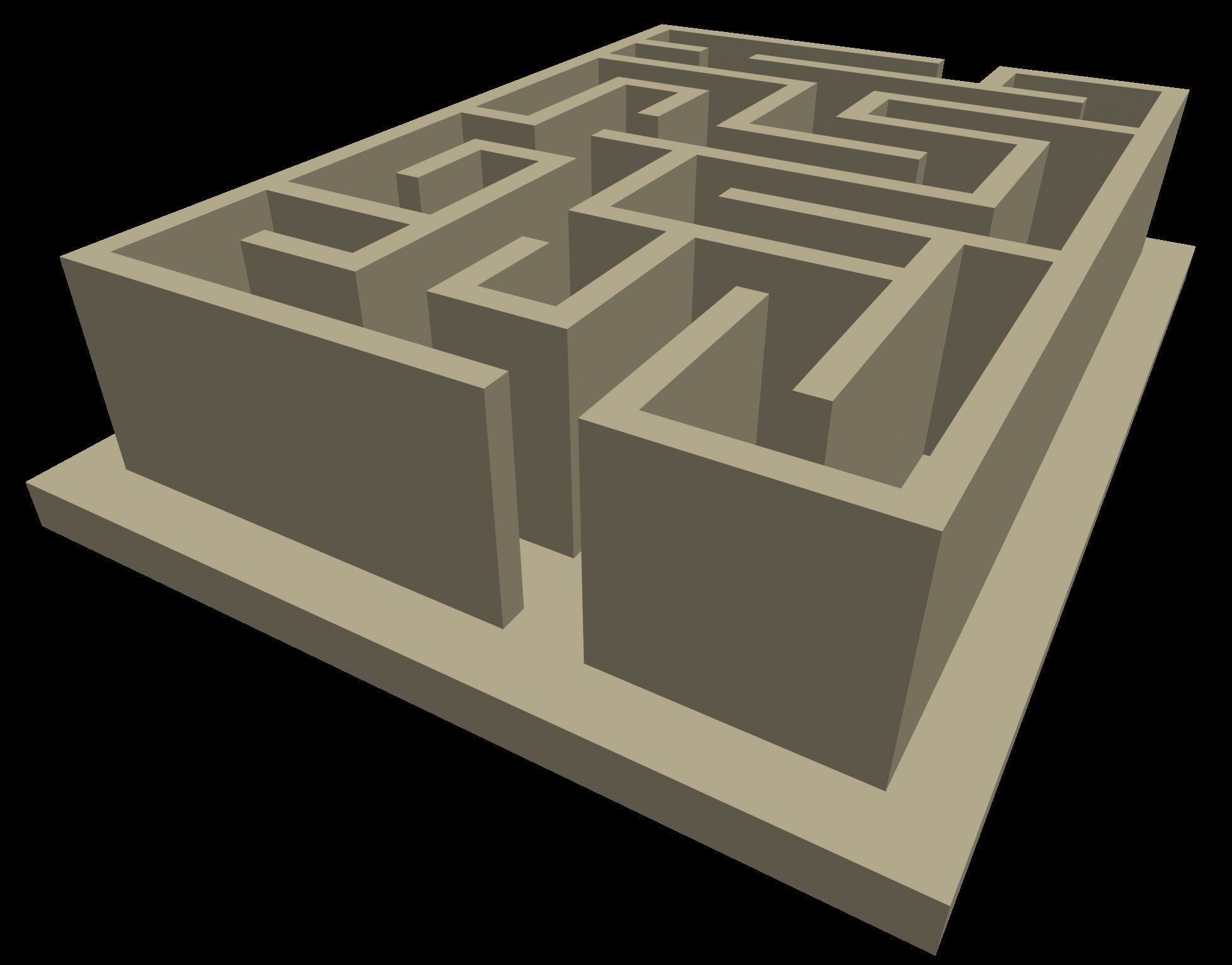 10 labyrinths collection 3D model 3D printable | CGTrader