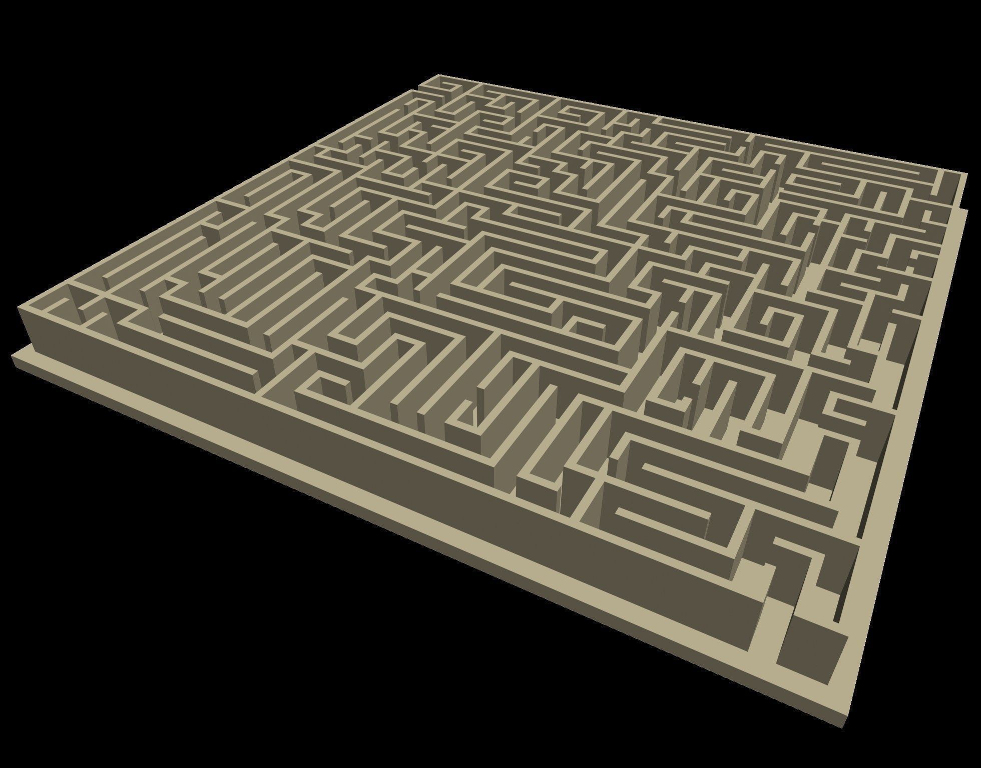 10 labyrinths collection 3D Model 3D printable MAX STL | CGTrader.com