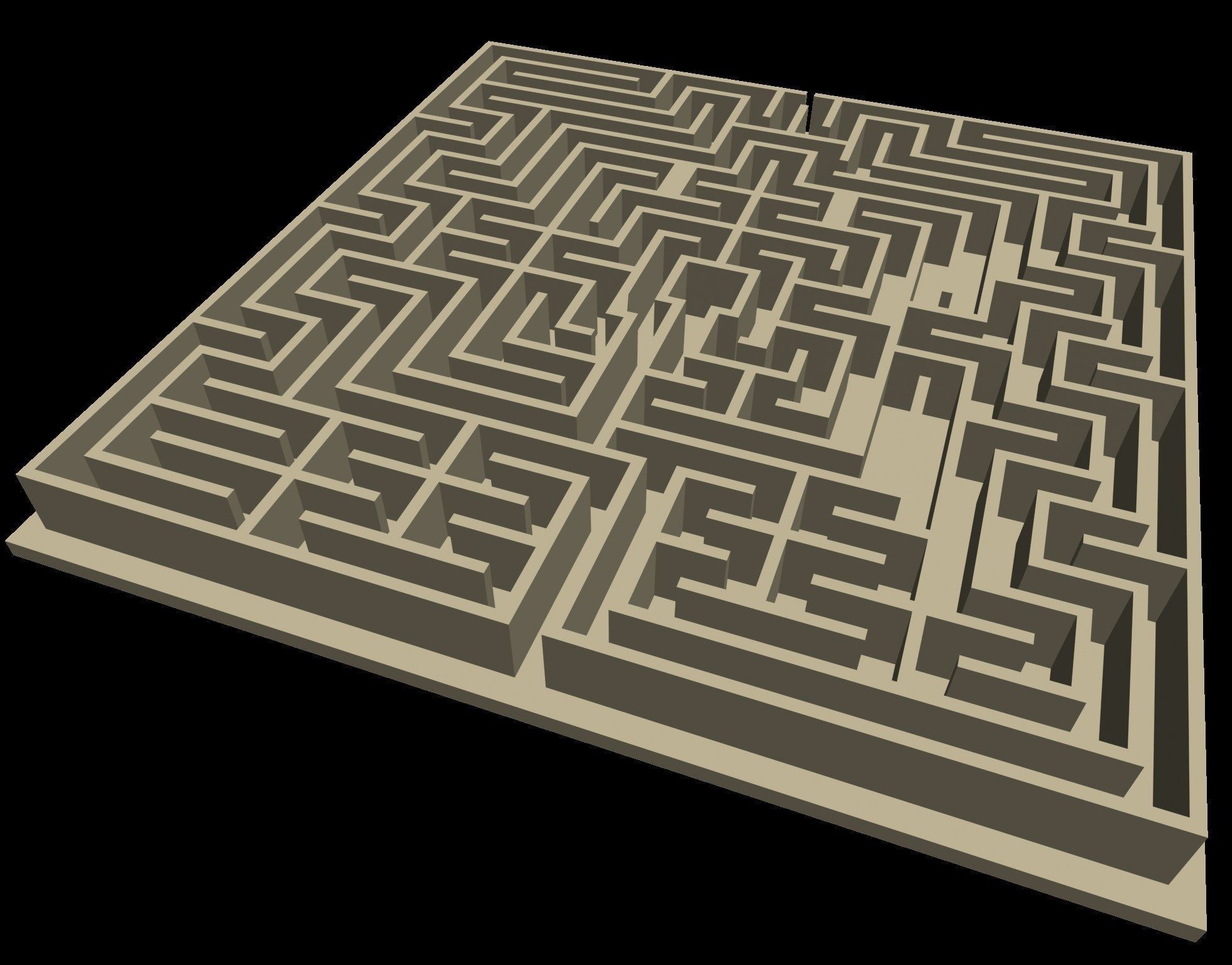 10 labyrinths collection 3D model 3D printable | CGTrader