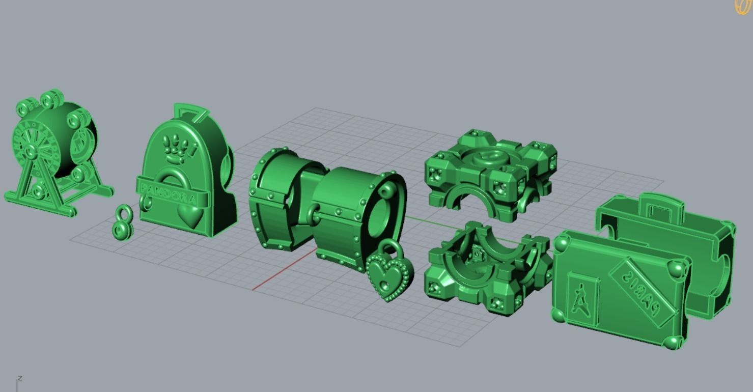 Pandora models 3D model 3D printable | CGTrader