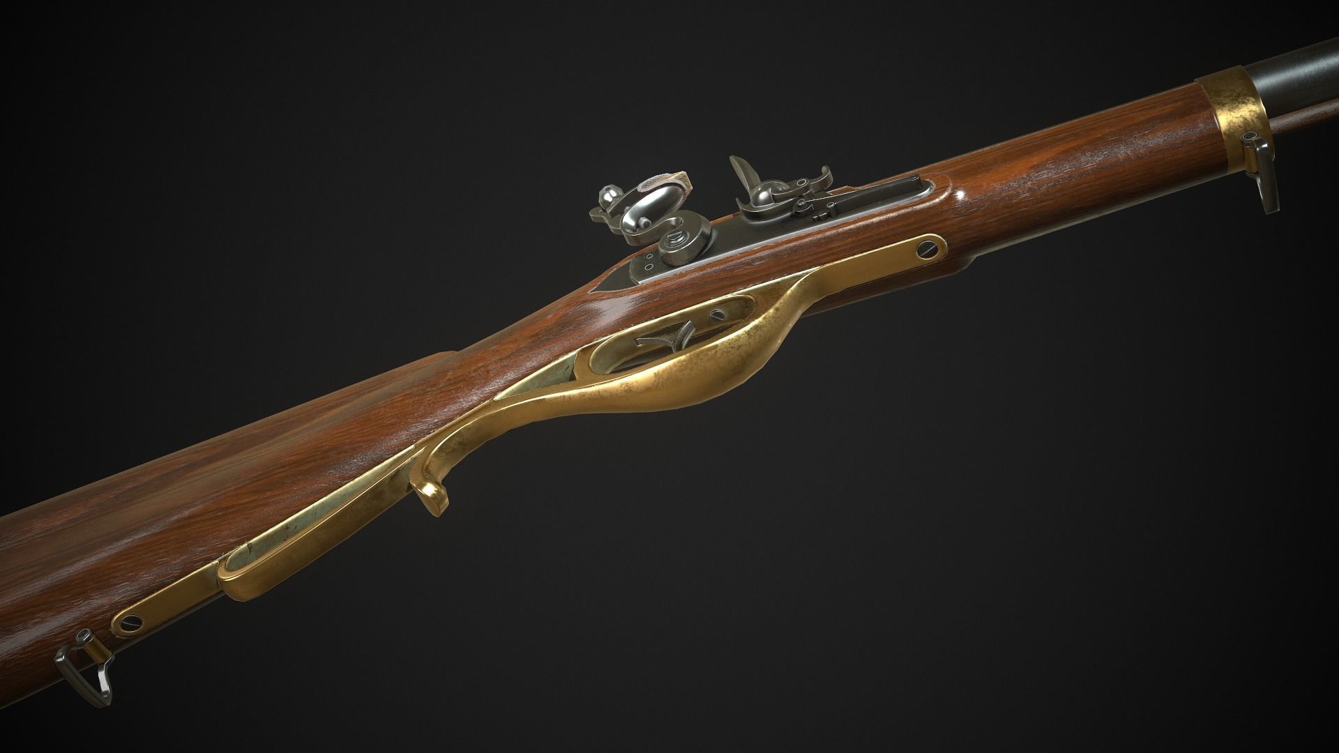 Flintlock Guns Collection | CGTrader