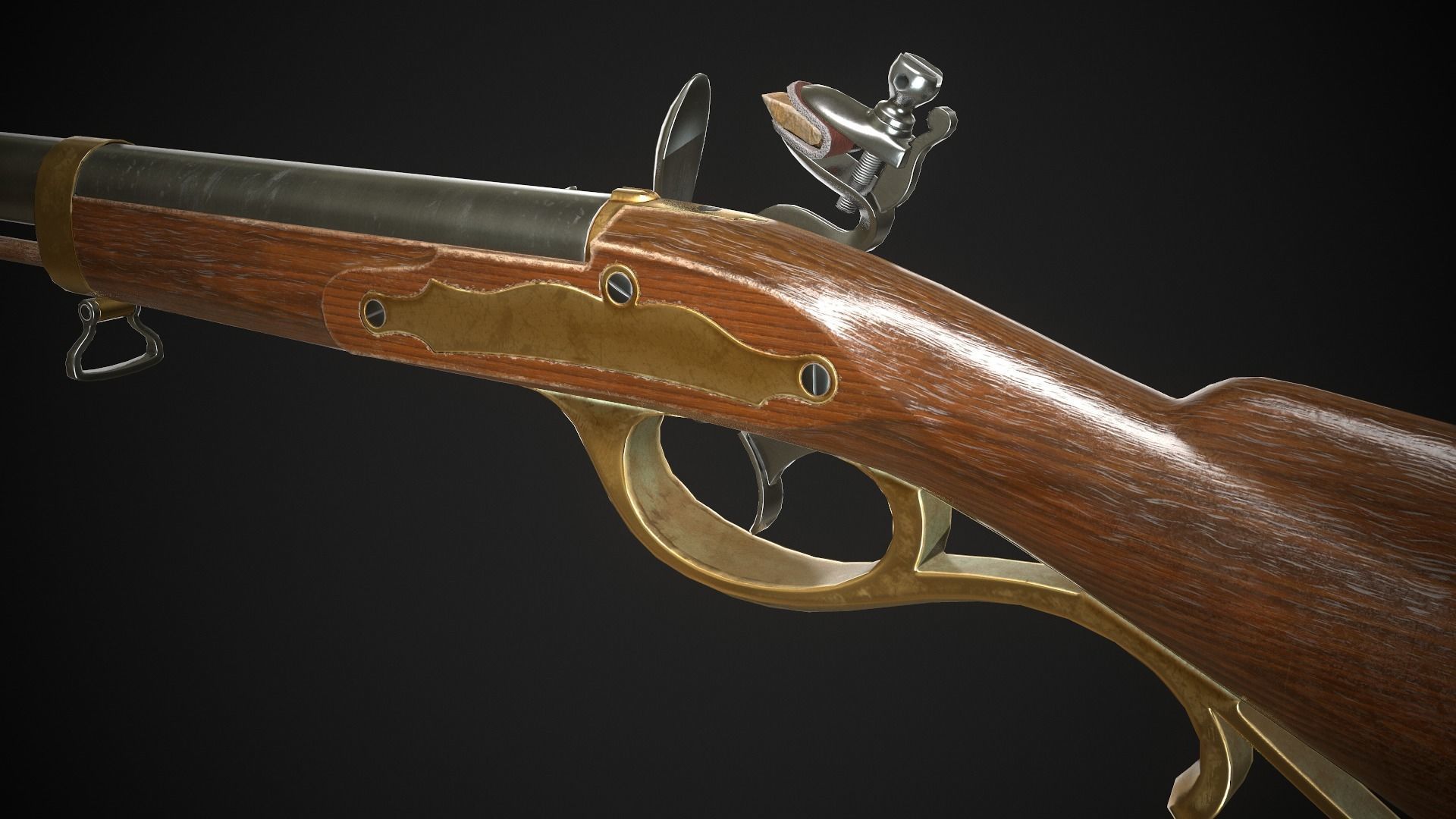 Flintlock Guns Collection | CGTrader
