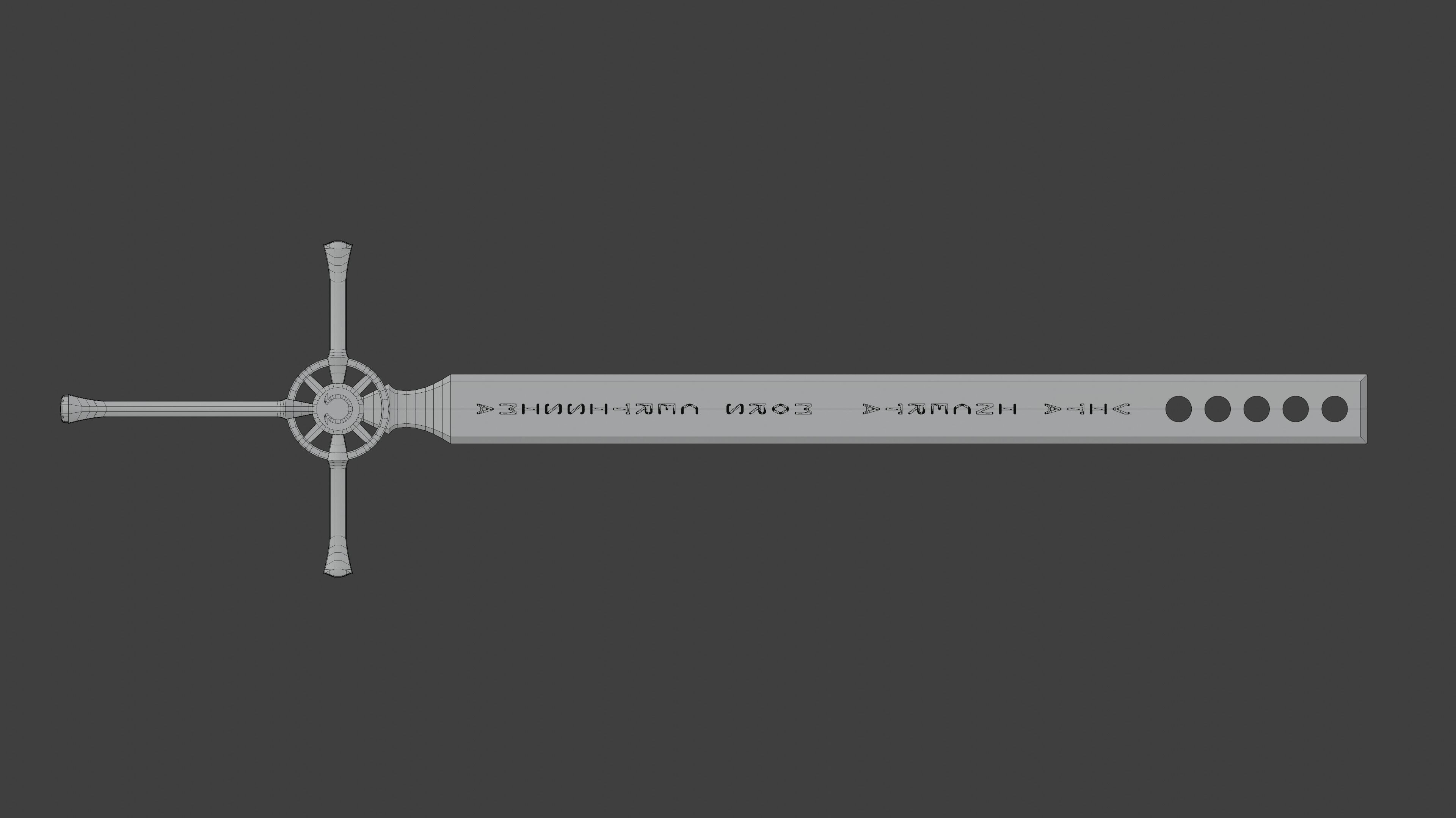 3D model Executioner s sword VR / AR / low-poly | CGTrader