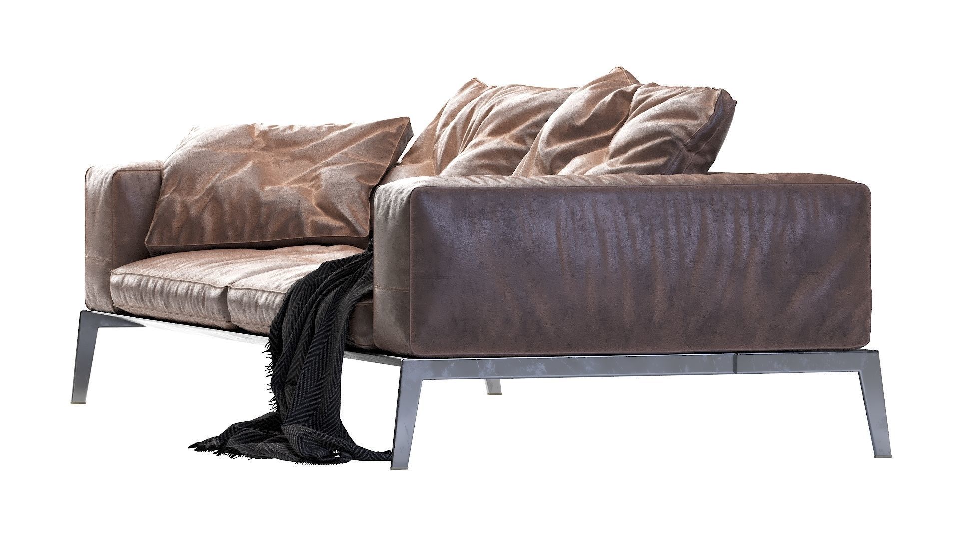 Lifesteel Flexform Sofa 3D model | CGTrader