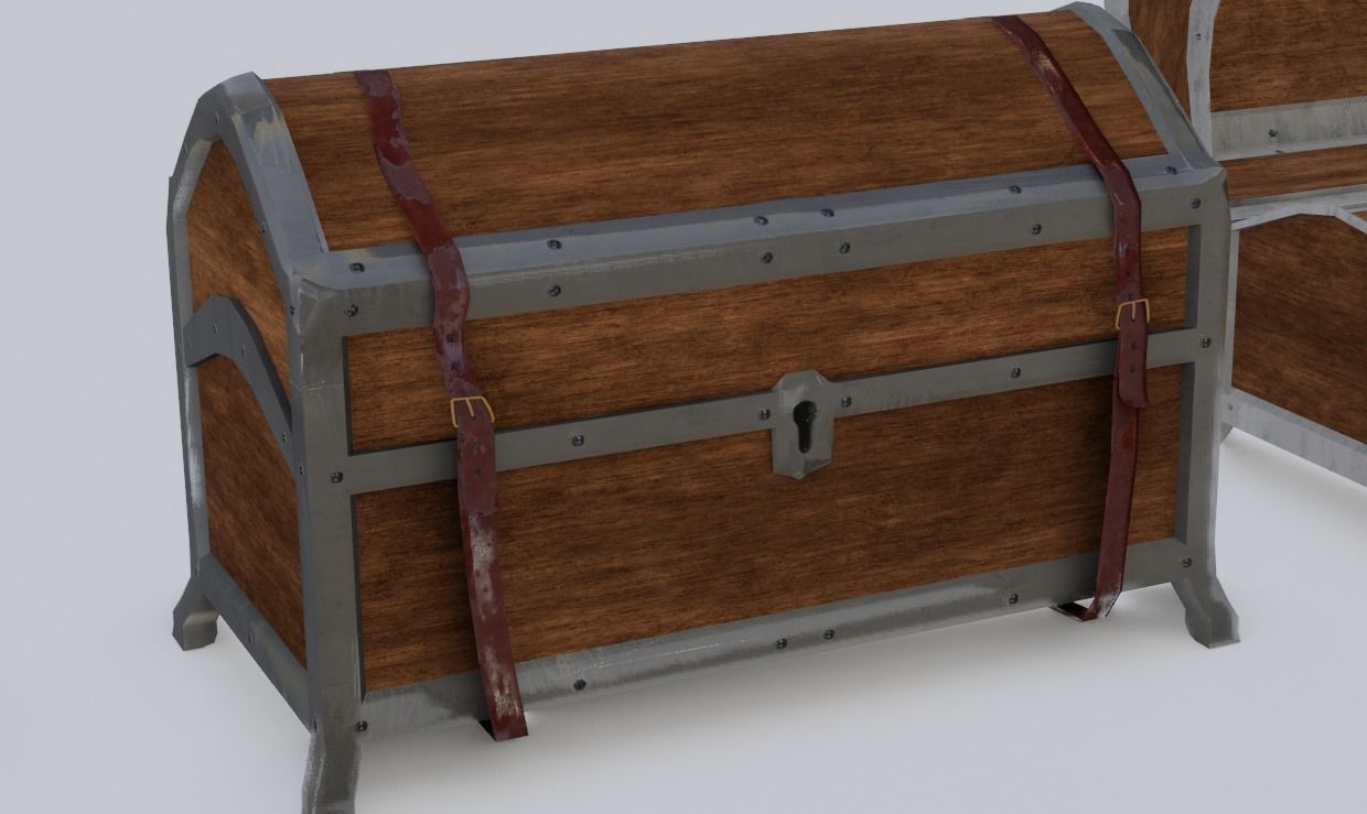 3D model RPG Chest pack VR / AR / low-poly | CGTrader