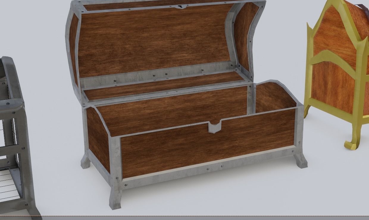 3D model RPG Chest pack VR / AR / low-poly | CGTrader