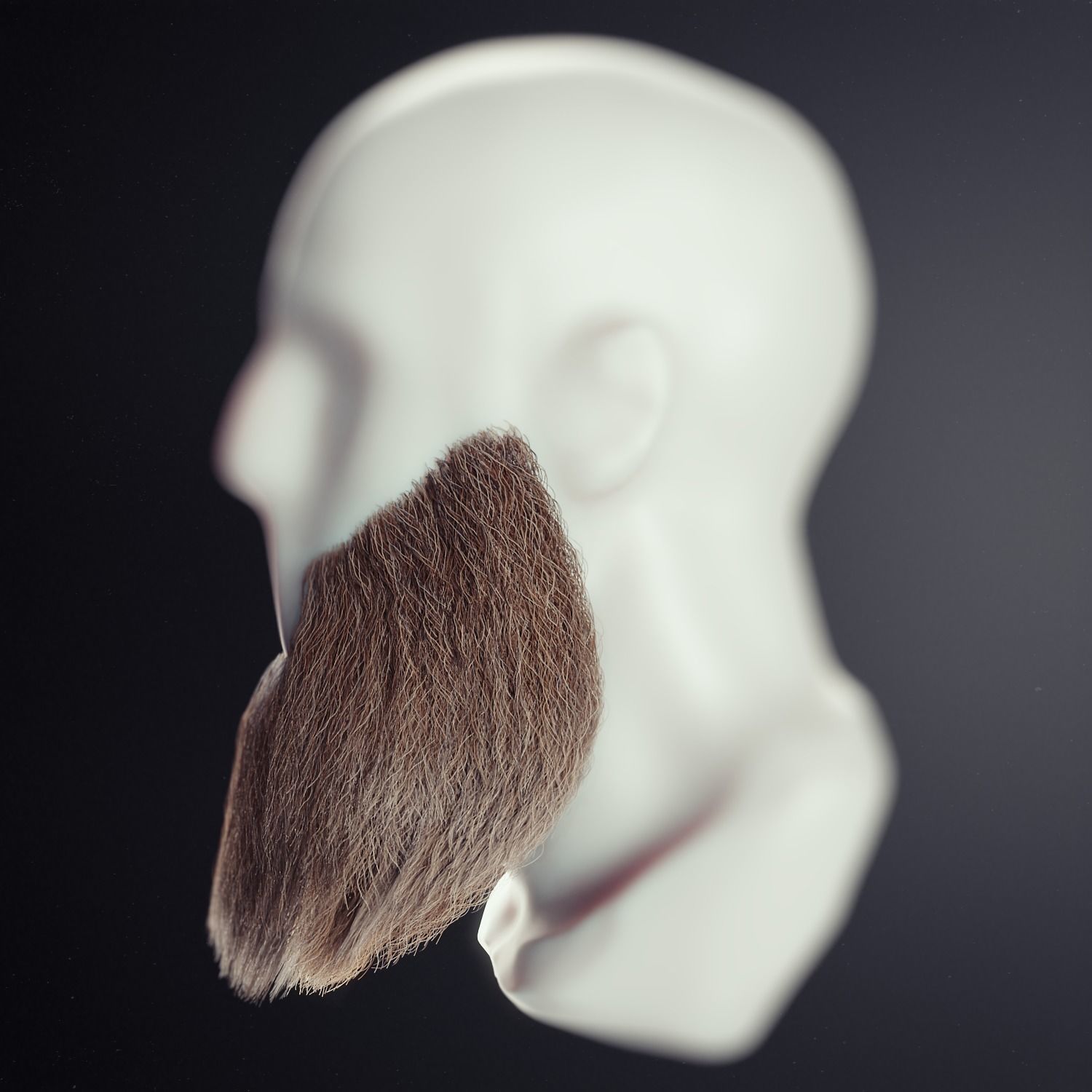 3D model Beard Blender Low Poly 2 VR / AR / low-poly | CGTrader