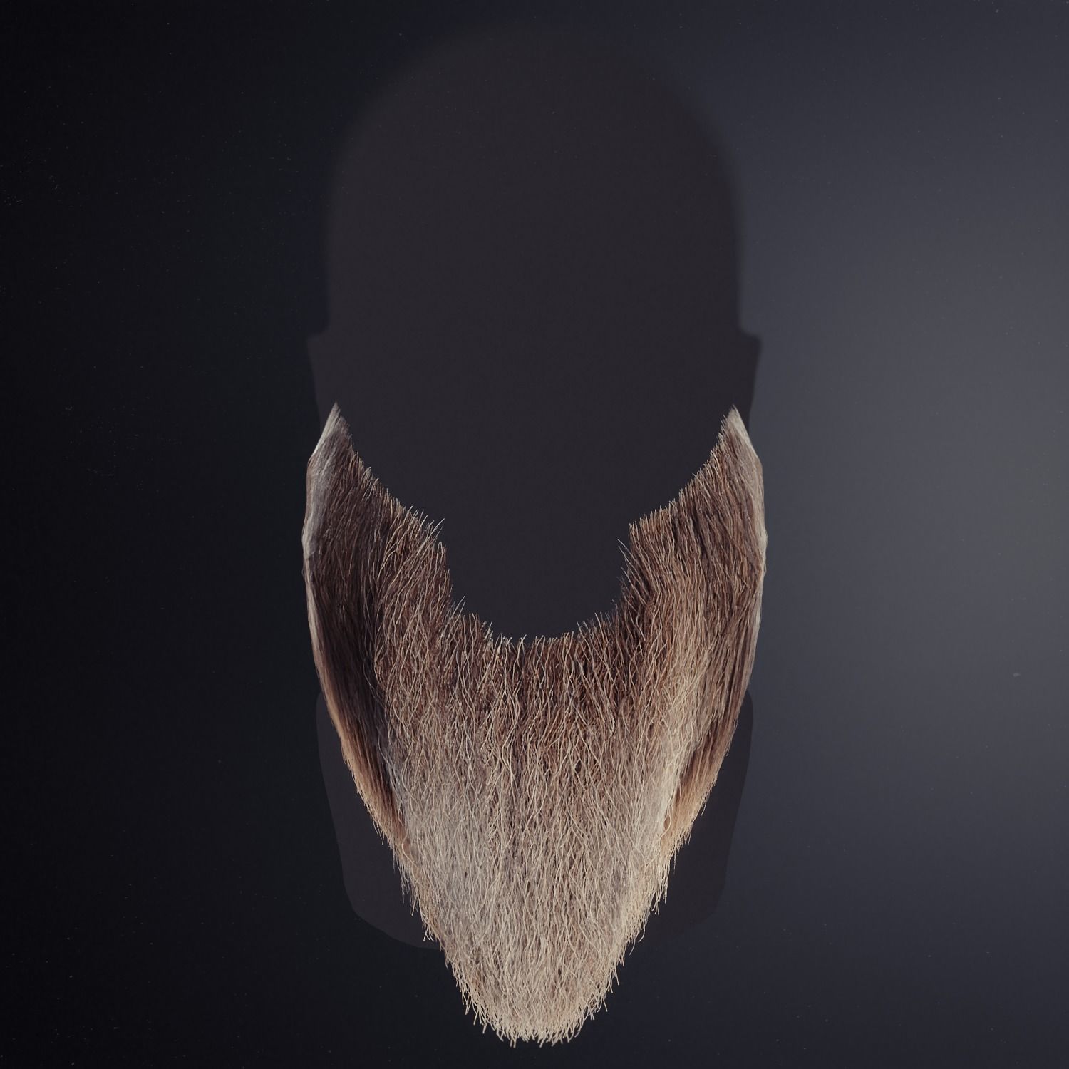 3D model Beard Blender Low Poly 2 VR / AR / low-poly | CGTrader
