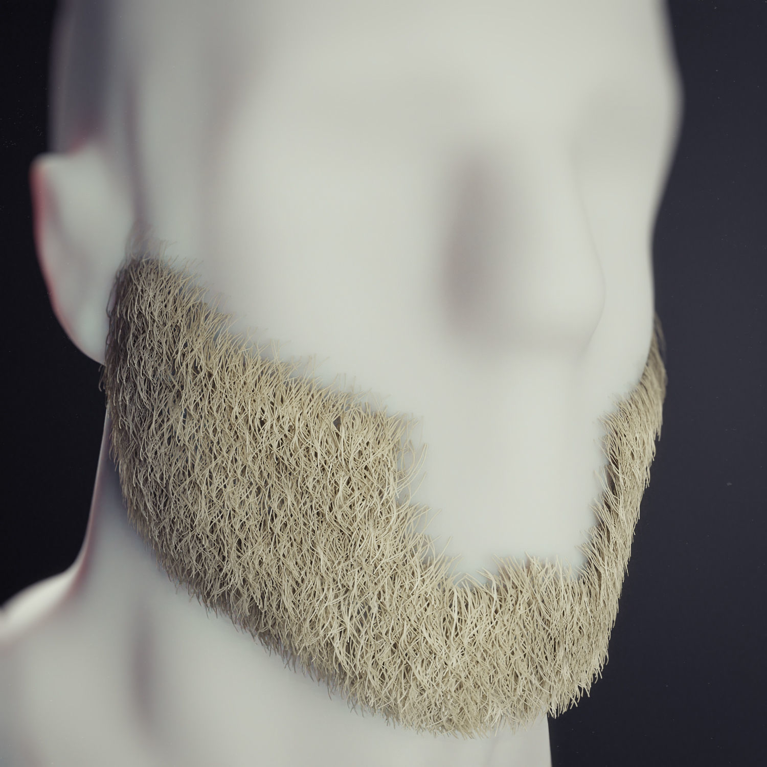 3D model Beard Blender Low Poly 5 VR / AR / low-poly | CGTrader