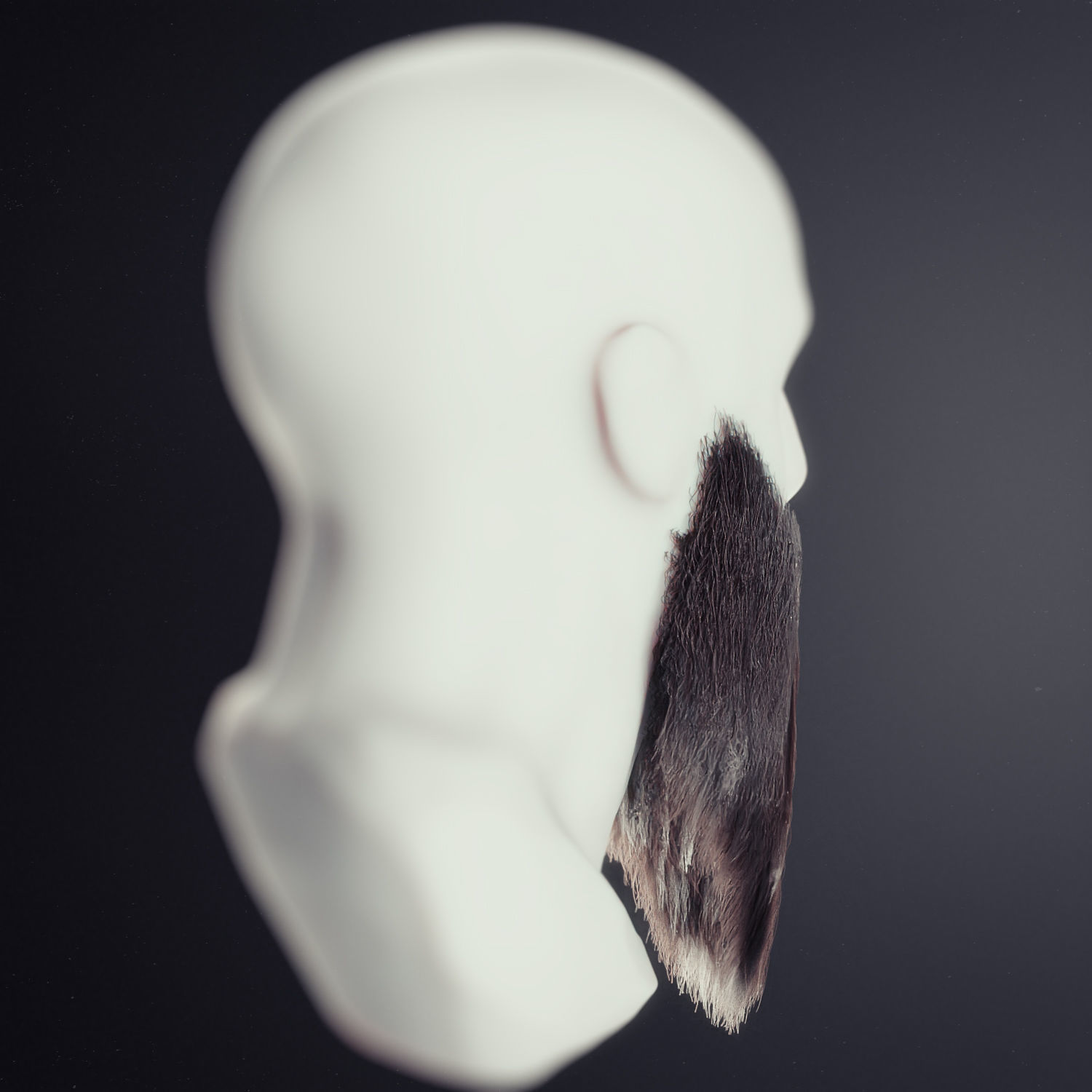 3D model Beard Blender Low Poly 6 VR / AR / low-poly | CGTrader