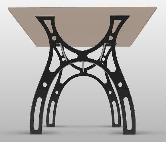Table legs 4 3D model | CGTrader