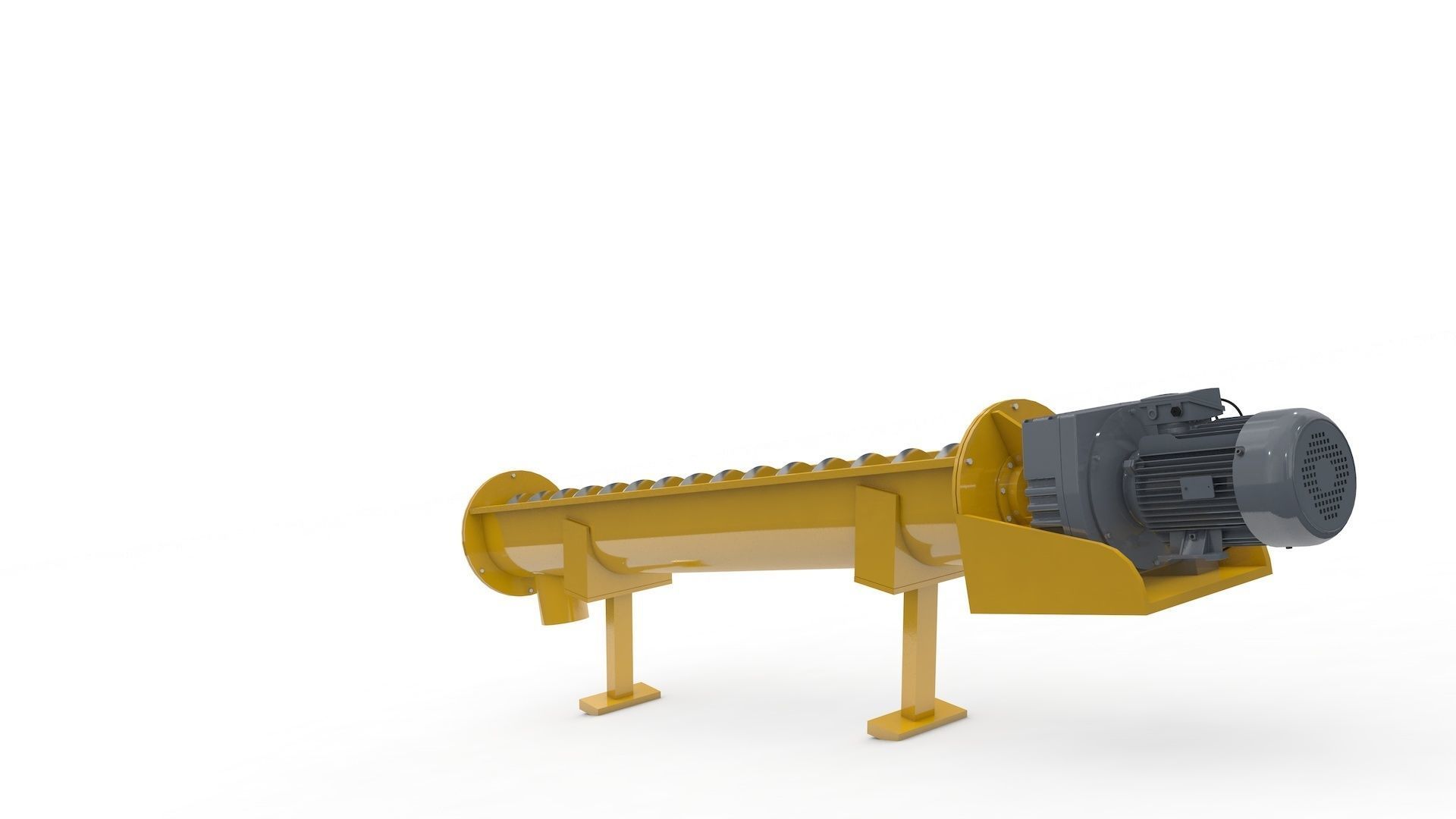 Screw Conveyor 3D model animated rigged | CGTrader