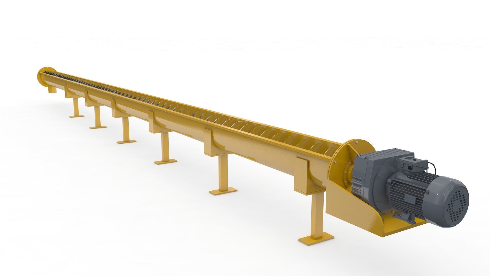 Screw Conveyor 3D model animated rigged | CGTrader