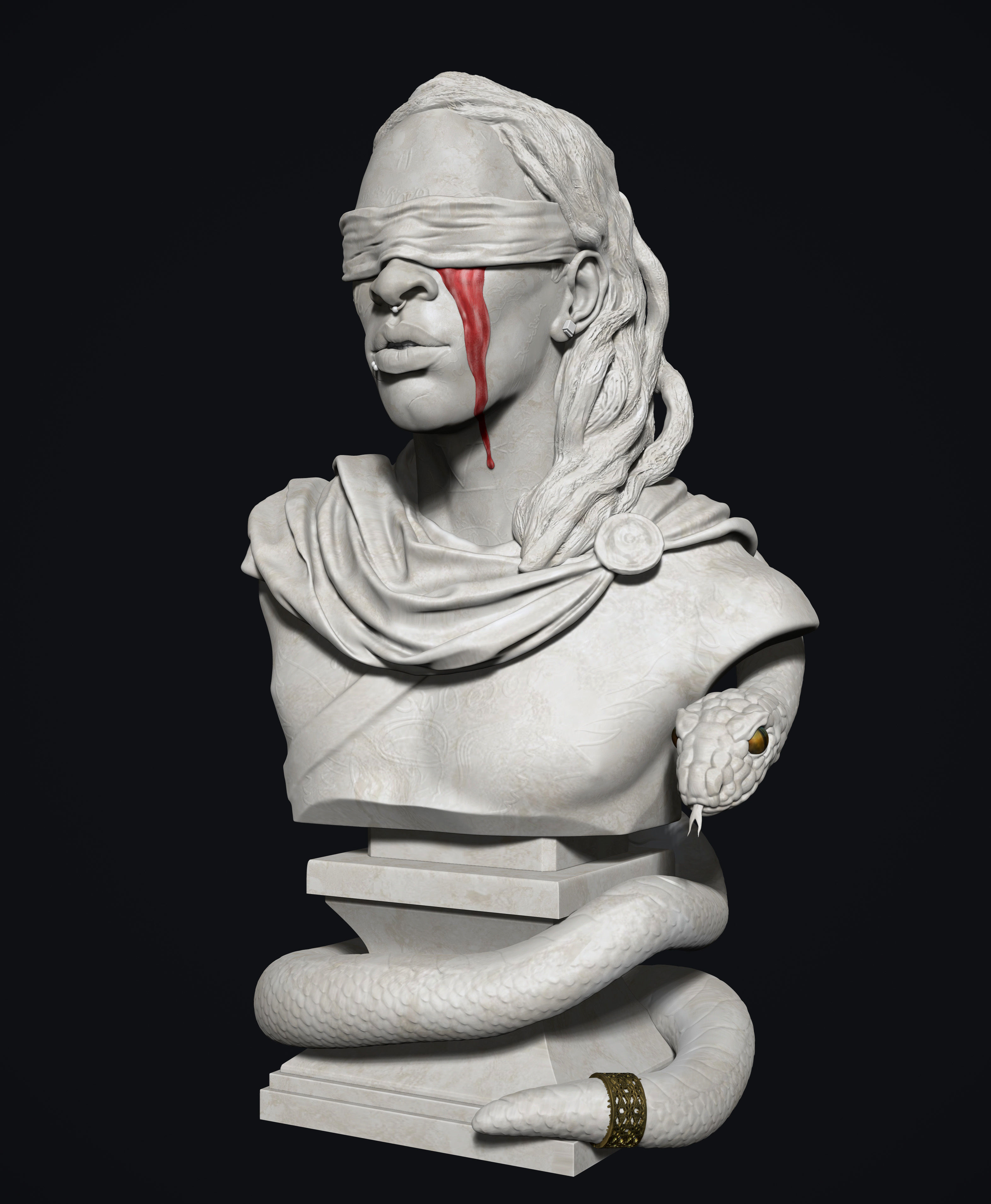 Young Thug portrait 3D model 3D printable | CGTrader