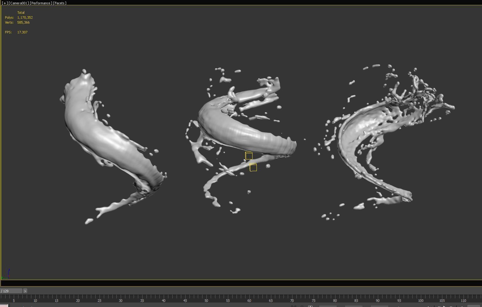 Water Splash 3D Model 3D model | CGTrader