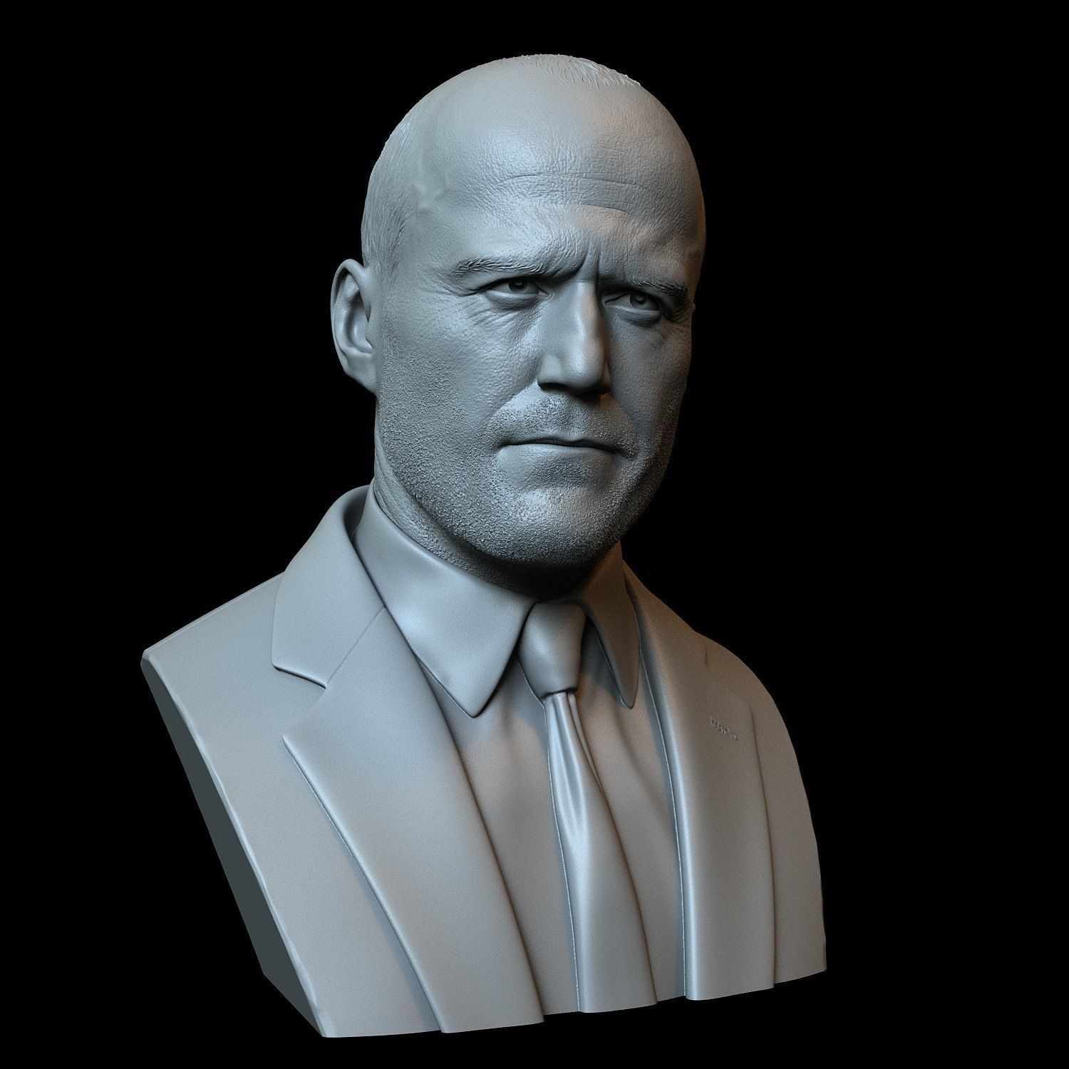 Jason Statham 3D model 3D printable | CGTrader
